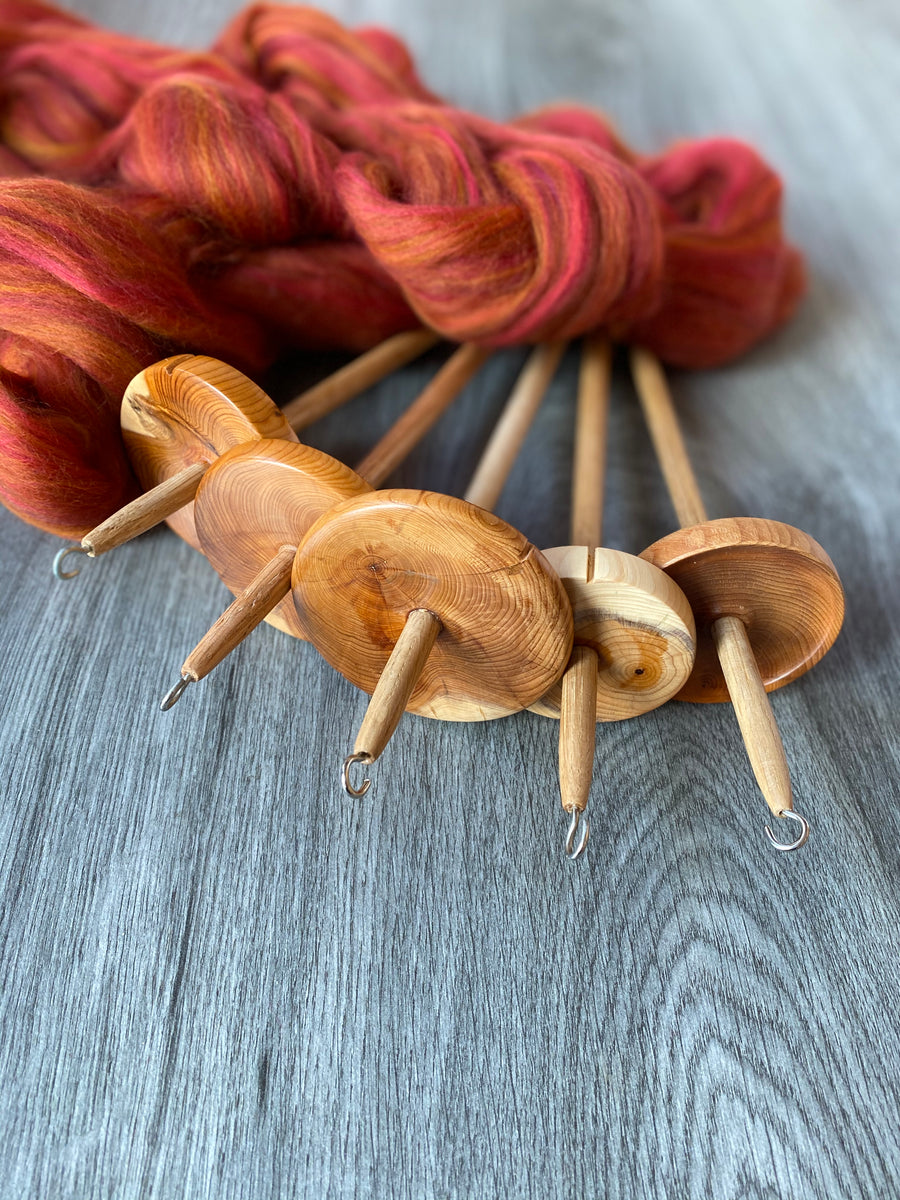 Learn to Spin on Drop Spindle Workshop – Sealy MacWheely